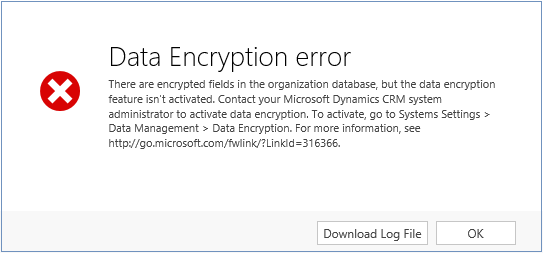 Microsoft CRM Data Encryption Key – One Time You Can Just Make Sh** Up