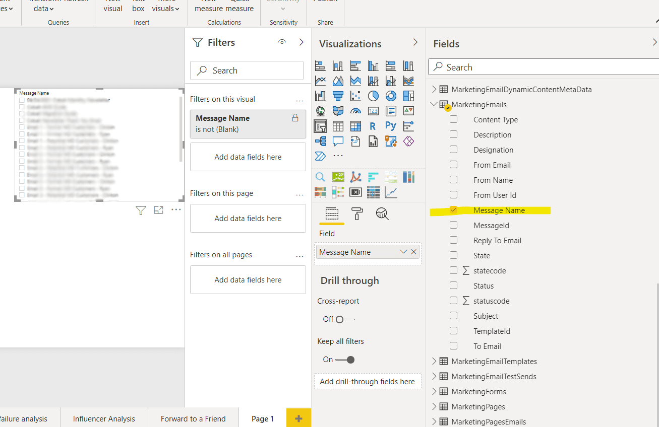 Power BI, Google Analytics, Sales, and D365 Marketing in 1 Report